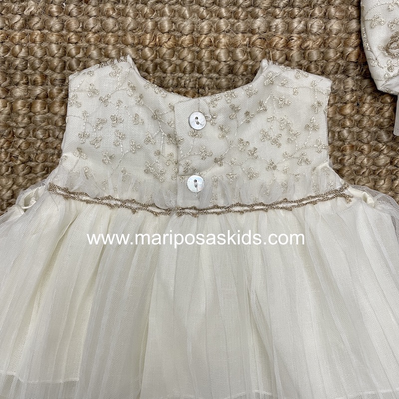 Jesusito BASMARTI Tul Plisado con Capota | Mariposas Kids